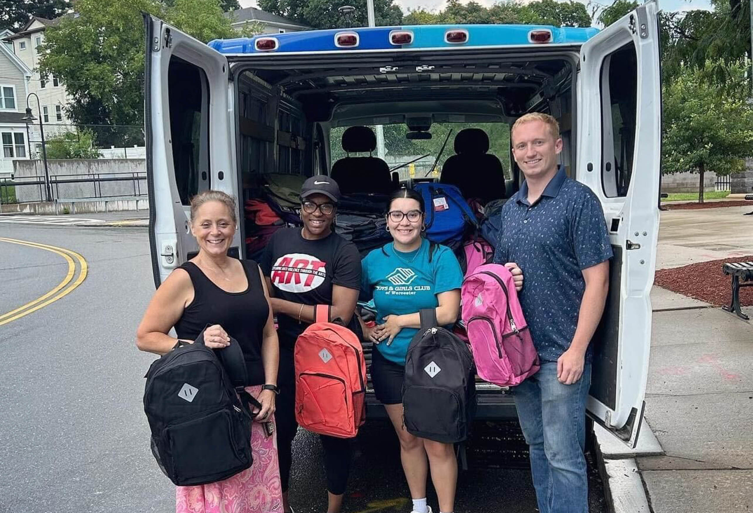 Rand-Whitney Donates 600 Backpacks to the Boys and Girls Club | Rand ...